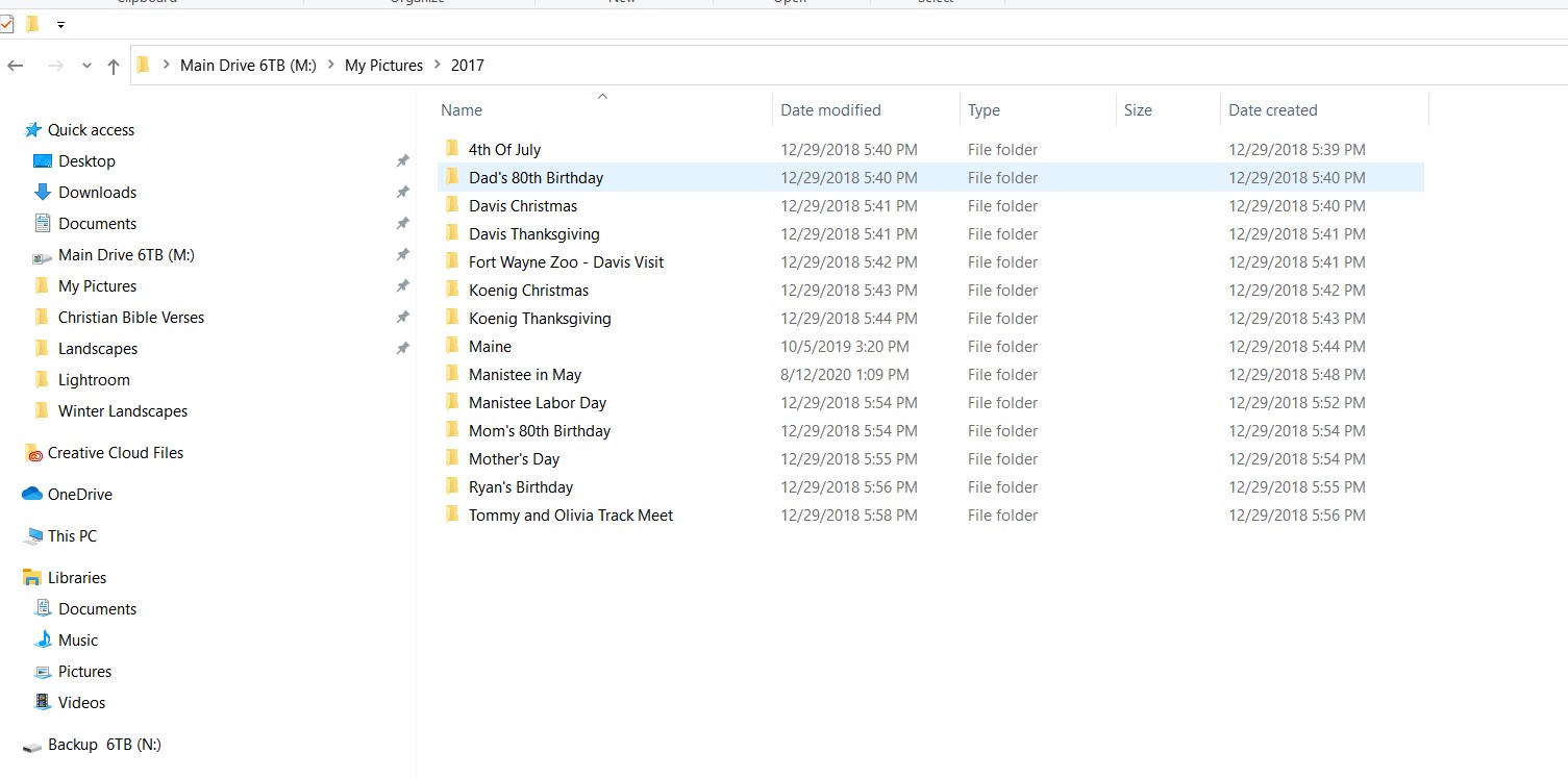 My Pictures Folders Now Show Folder - Month - Microsoft Q&A