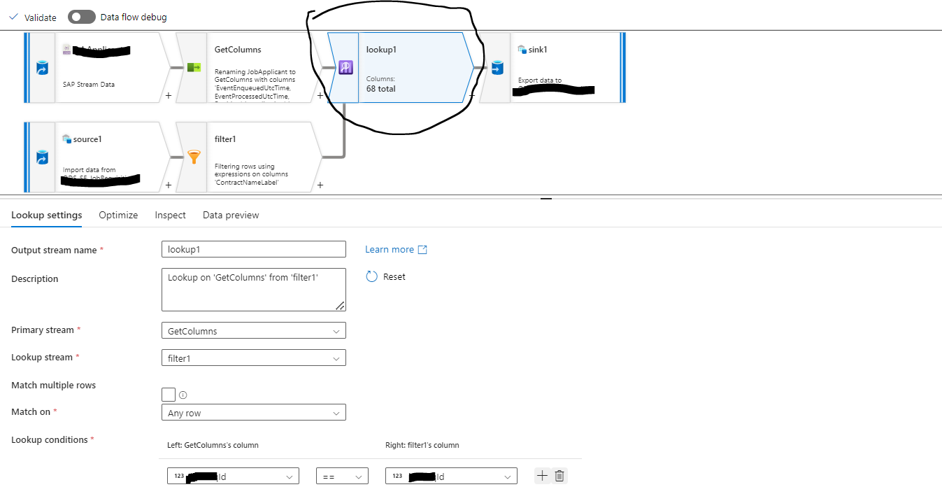 filter and lookup transformation - Microsoft Q&A