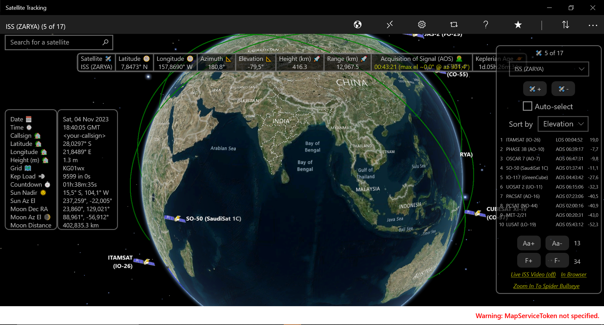Recently Users Are Getting Warning Map Service Token Not Specified Microsoft Qanda