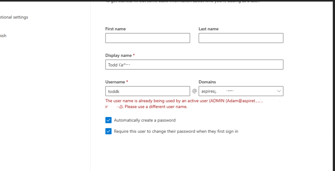 Active User Issues - Microsoft Q&A