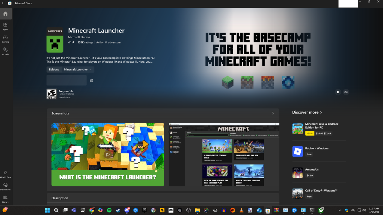 need a fix for my microsoft store app and my xbox gaming app on windows ...