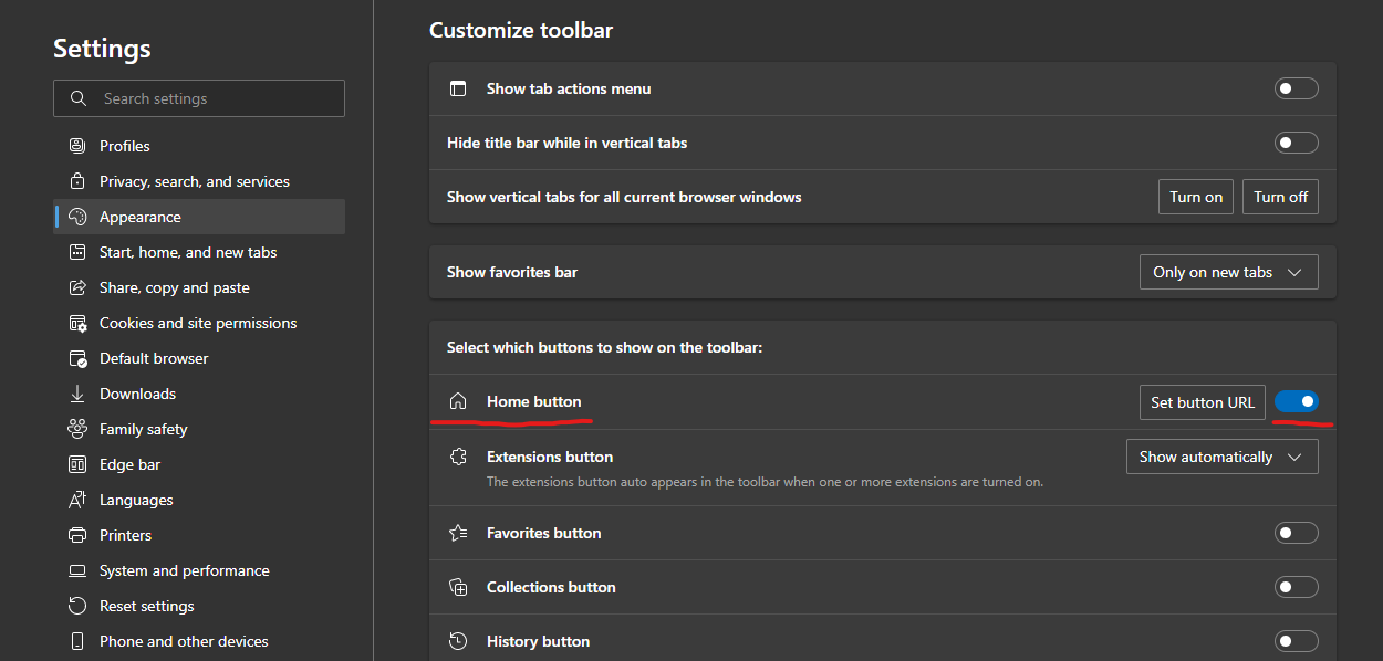 Home House symbol gone - Microsoft Q&A