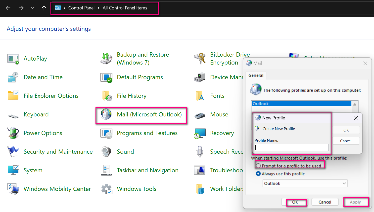 How to Create Outlook Deleted Items and Sent Items folders - Microsoft Q&A