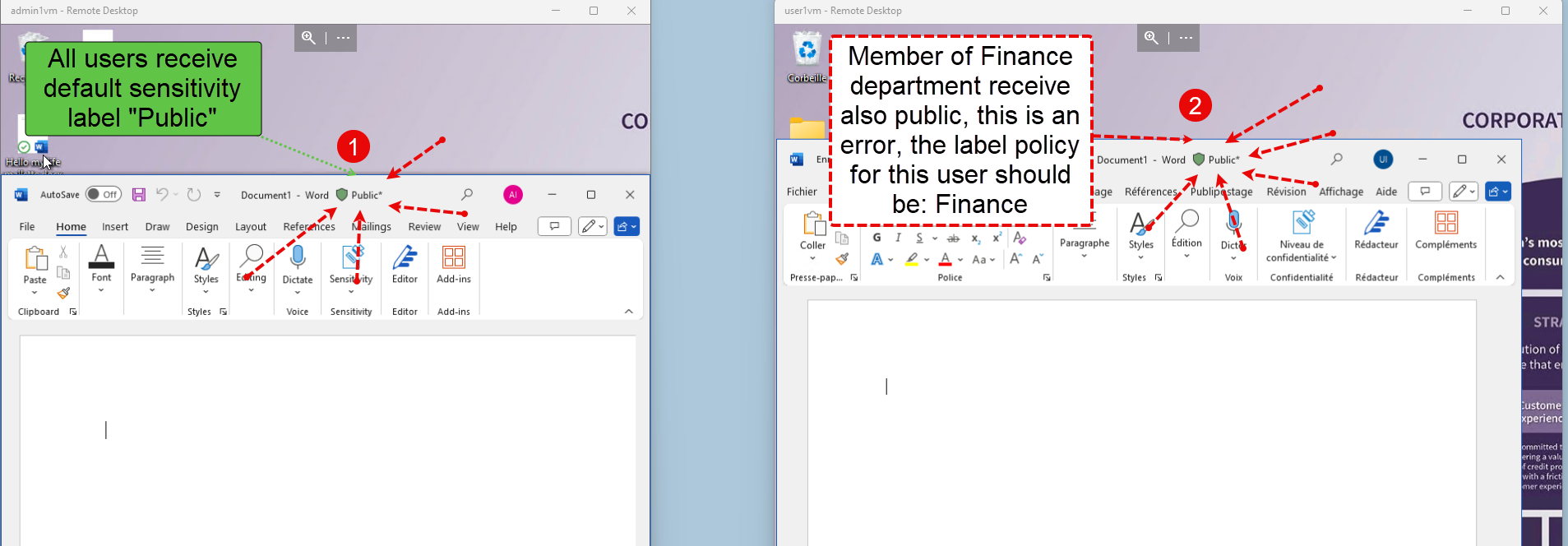 Microsoft Purview: default sensitivity label for department Finance and ...