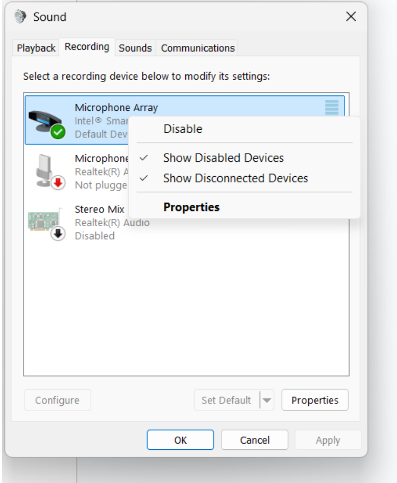 There are no microphone inputs on a new HP with Windows 11 - Microsoft Q&A
