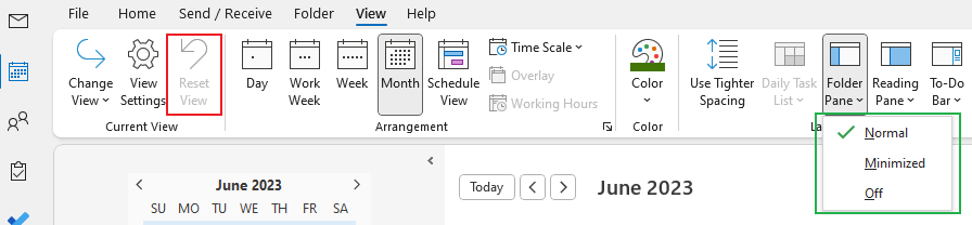 Left pane in Outlook calendar will NOT stay pinned - Microsoft Q&A