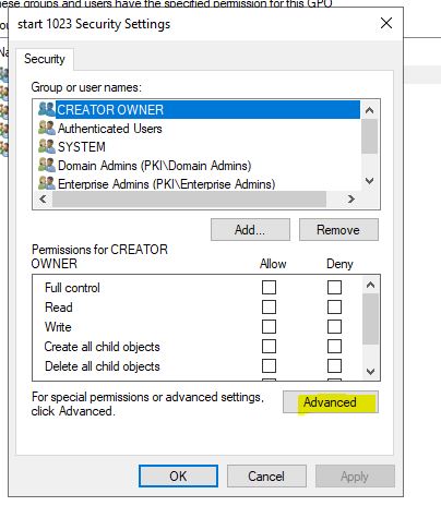 Delegate permission to a single GPO - Microsoft Q&A