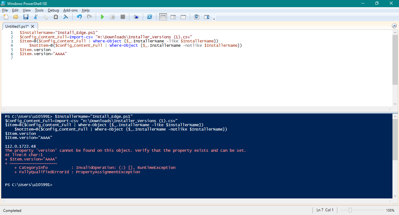 Powershell CSV Import Issue - Microsoft Q&A Powershell CSV Import Issue - Microsoft Q&A