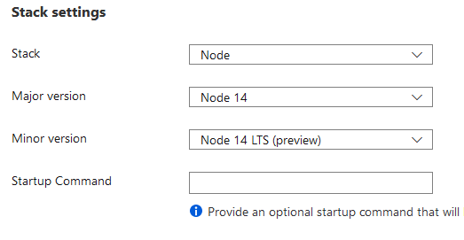 Node.js 14 LTS (preview) results in v10.22.0 in App Service - Microsoft Q&A