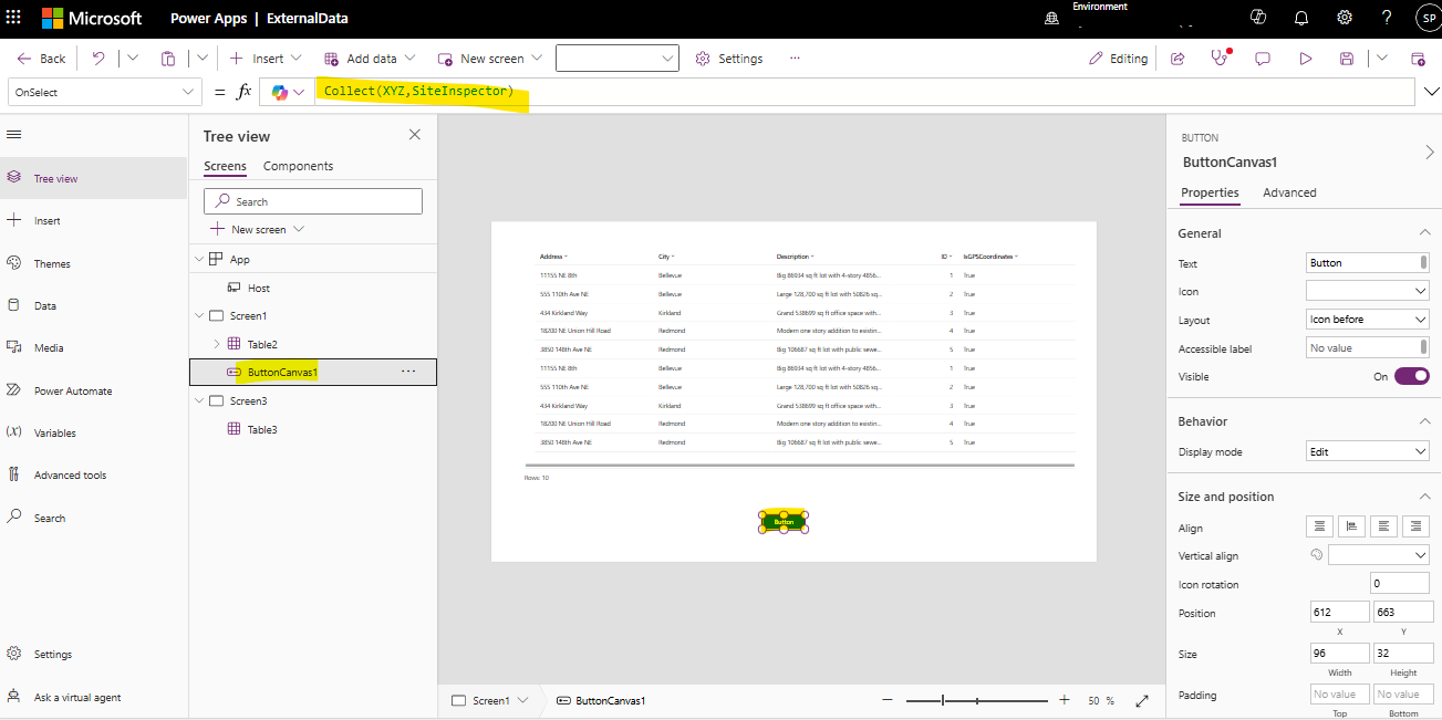 Collection Variable Table Data Is Not Showing In Add Data Option 9978