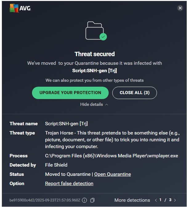 AVG Virus Scan Issues with Windows Media Player - Microsoft Q&A