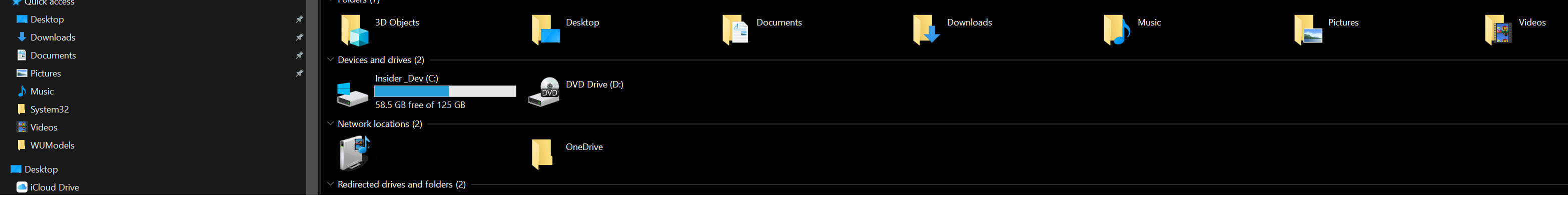 Windows 10 "This PC": Showing Folders, Devices and Drives, and One ...