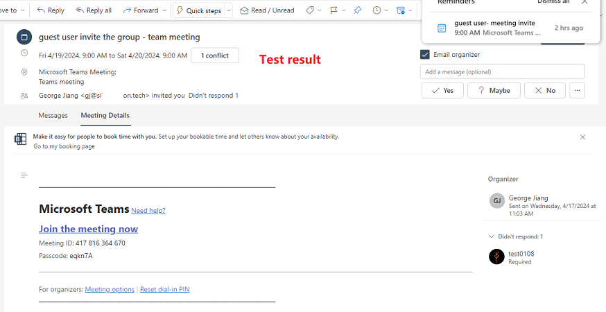 How to send a meeting invite to a shared Sharepoint calendar ...