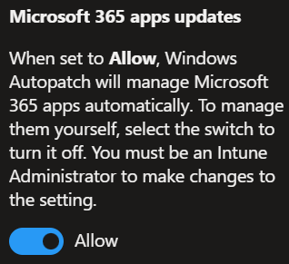 Windows Autopatch and Office Servicing Profile - Microsoft Q&A