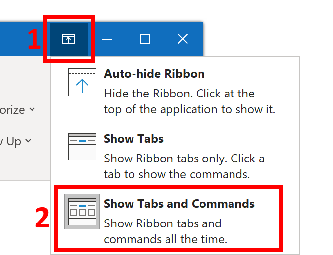 No ribbon in outlook on windows11 - Microsoft Q&A