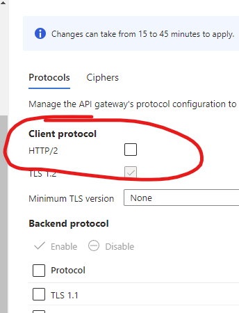 API Management HTTP 3 Support? - Microsoft Q&A
