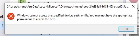 Why can't open email attachments? - Microsoft Q&A