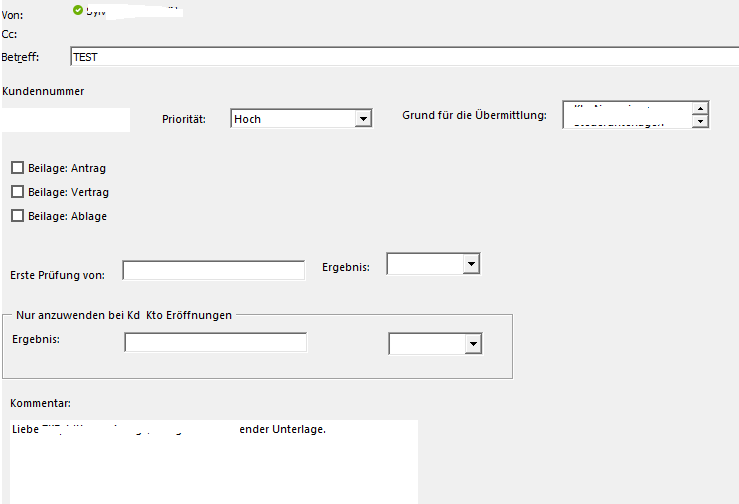 Wie kann ich in Outlook ein Formular erstellen? - Microsoft Q&A