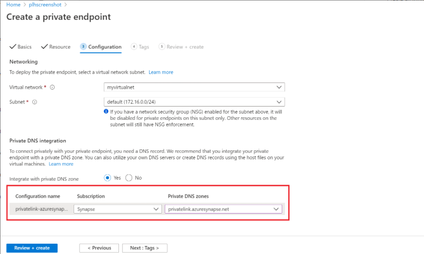 Transition your Azure Synapse Analytics workspaces to private links ...