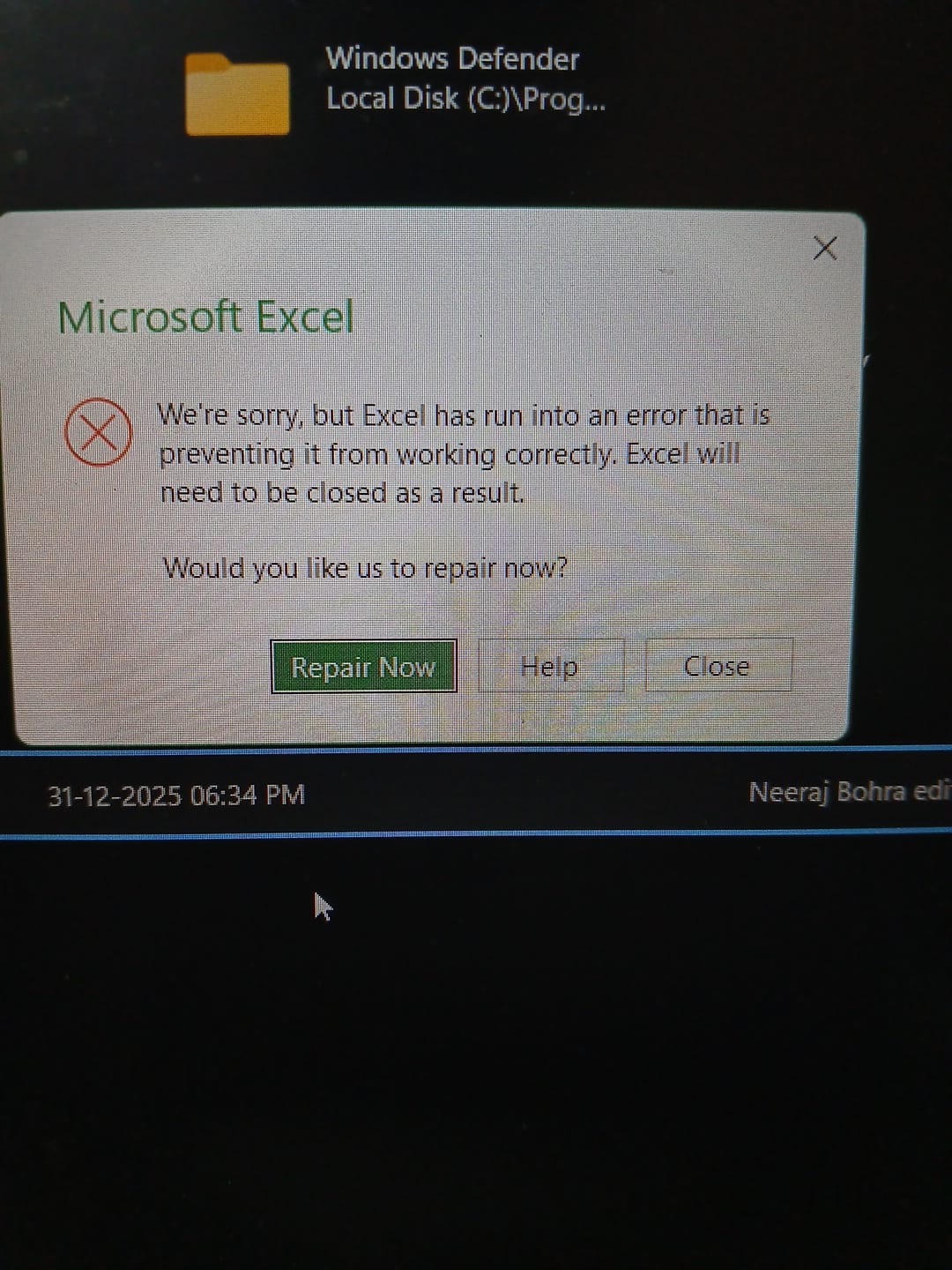 How to reslove my excel issue - Microsoft Q&A