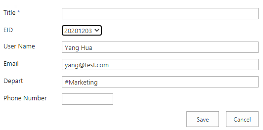 Auto Populating Textboxes Or A Table From Data Thats In A List Sharepoint 2020 Microsoft Qanda