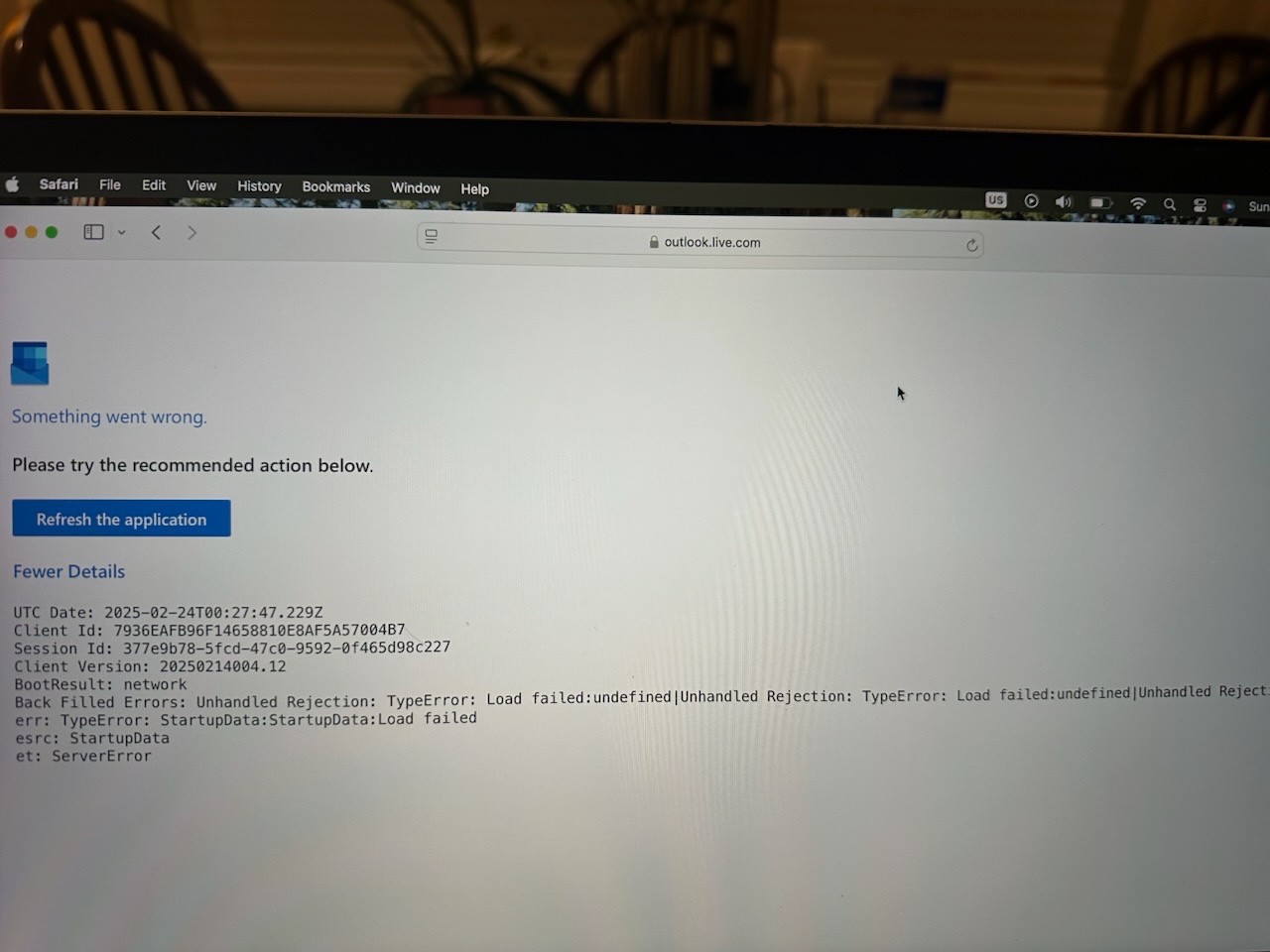Outlook website fails to load on Mac Safari - Microsoft Q&A