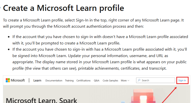 Create a Microsoft profile - Microsoft Q&A