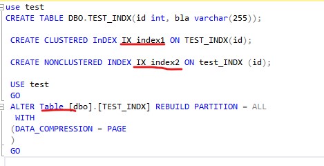 SQL Server need to run compress commands for both Table & Clustered ...