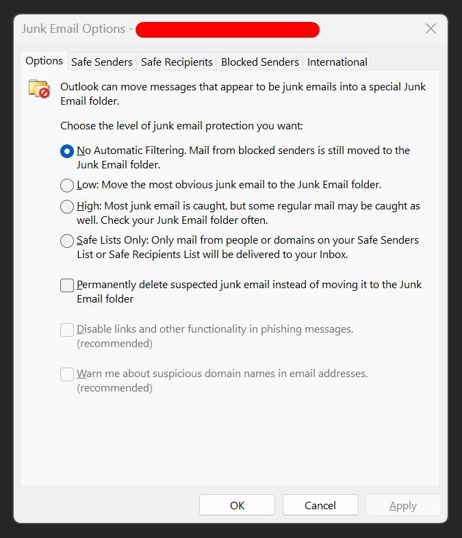 Old e-mail not downloaded on Outlook from Gmail (via IMAP). Same test ...