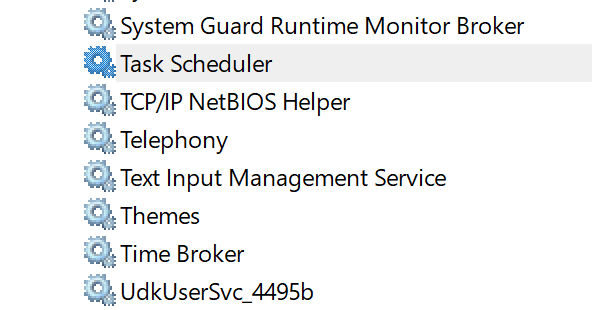The "Touch Keyboard and Handwriting Panel Service" is missing. How can ...