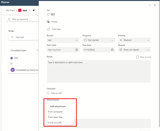 Microsoft Planner - no link to files. - Microsoft Q&A