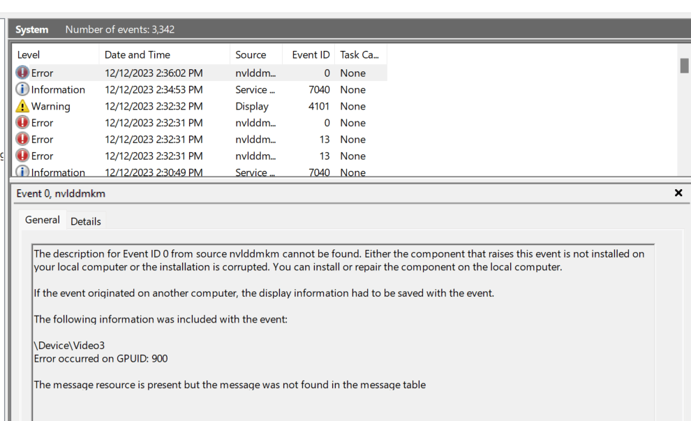 DirectX unrecoverable error 0x887A0006 (6068) / scan and repair crash ...