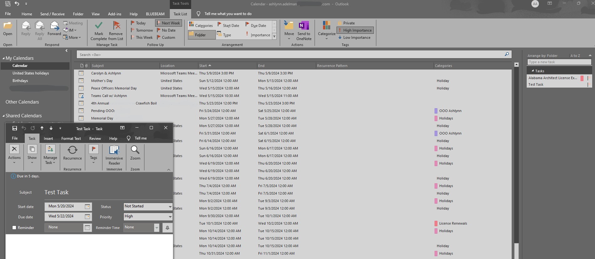 Display To-Do Tasks in Outlook 2019 Calendar View - Microsoft Q&A