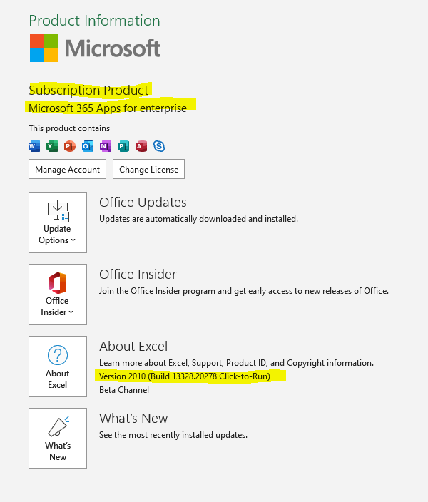 EXCEL 365 New Updates - Microsoft Q&A