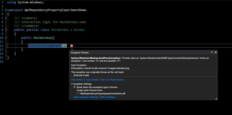 Wpf Dependencyproperty Not Working With Net Core Microsoft Qanda