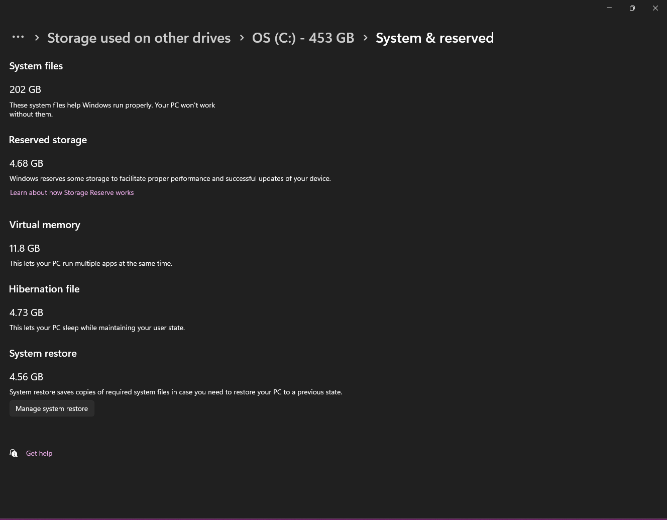 System files taking up over 200gb of space, how do I clear it up ...