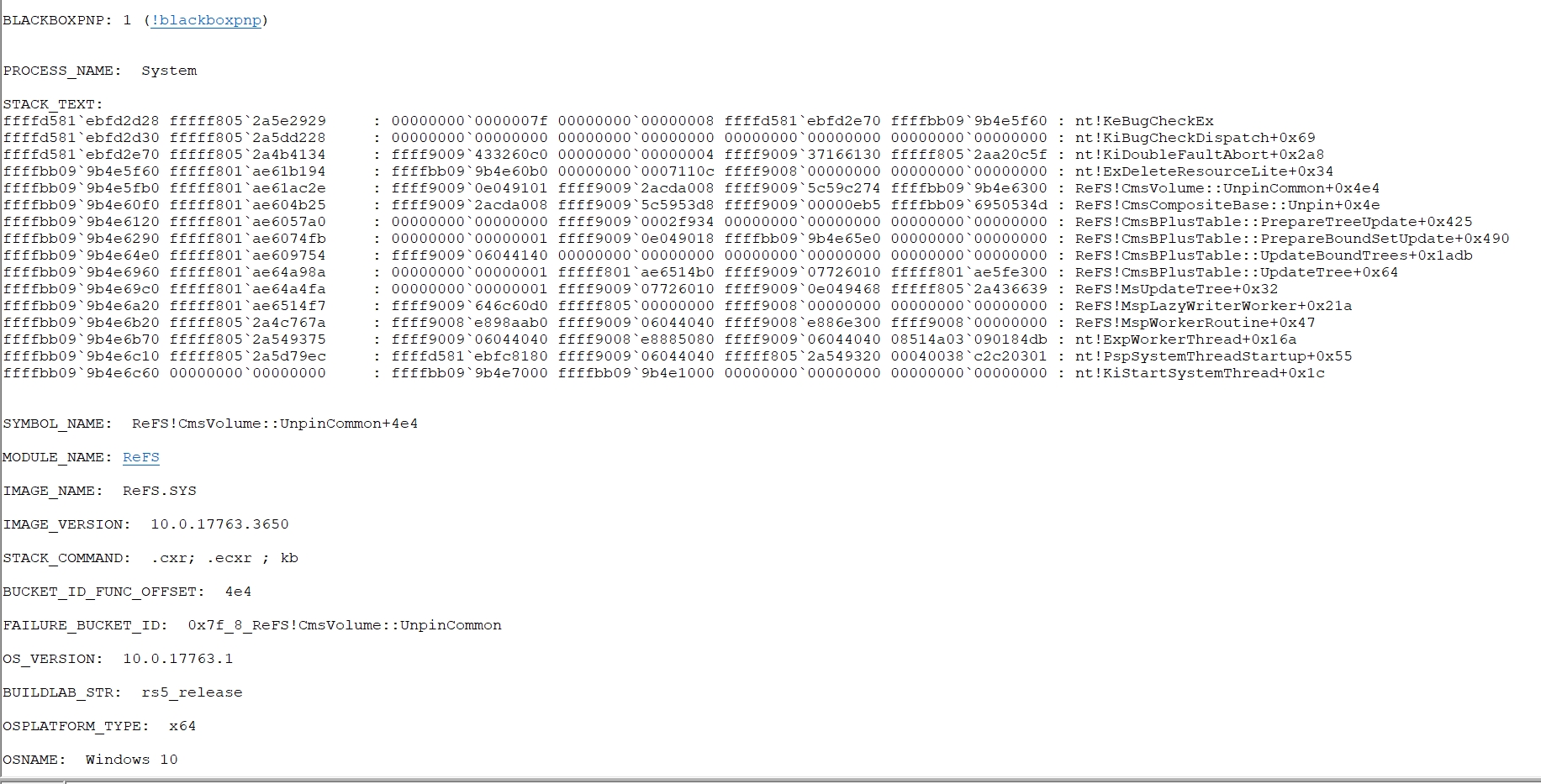 windows 2019 server blue screen - Microsoft Q&A