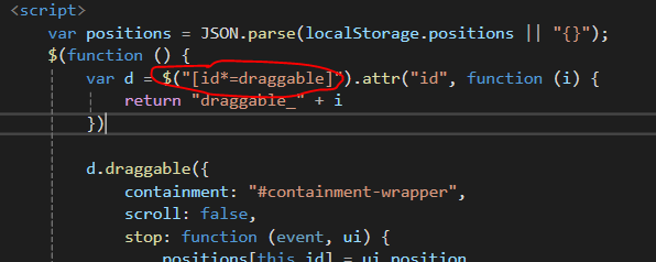 Saving multiple draggable divs in their new positions - Microsoft Q&A