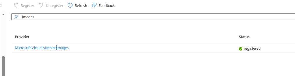 (DisallowedProvider) The operation is not permitted for namespace ...