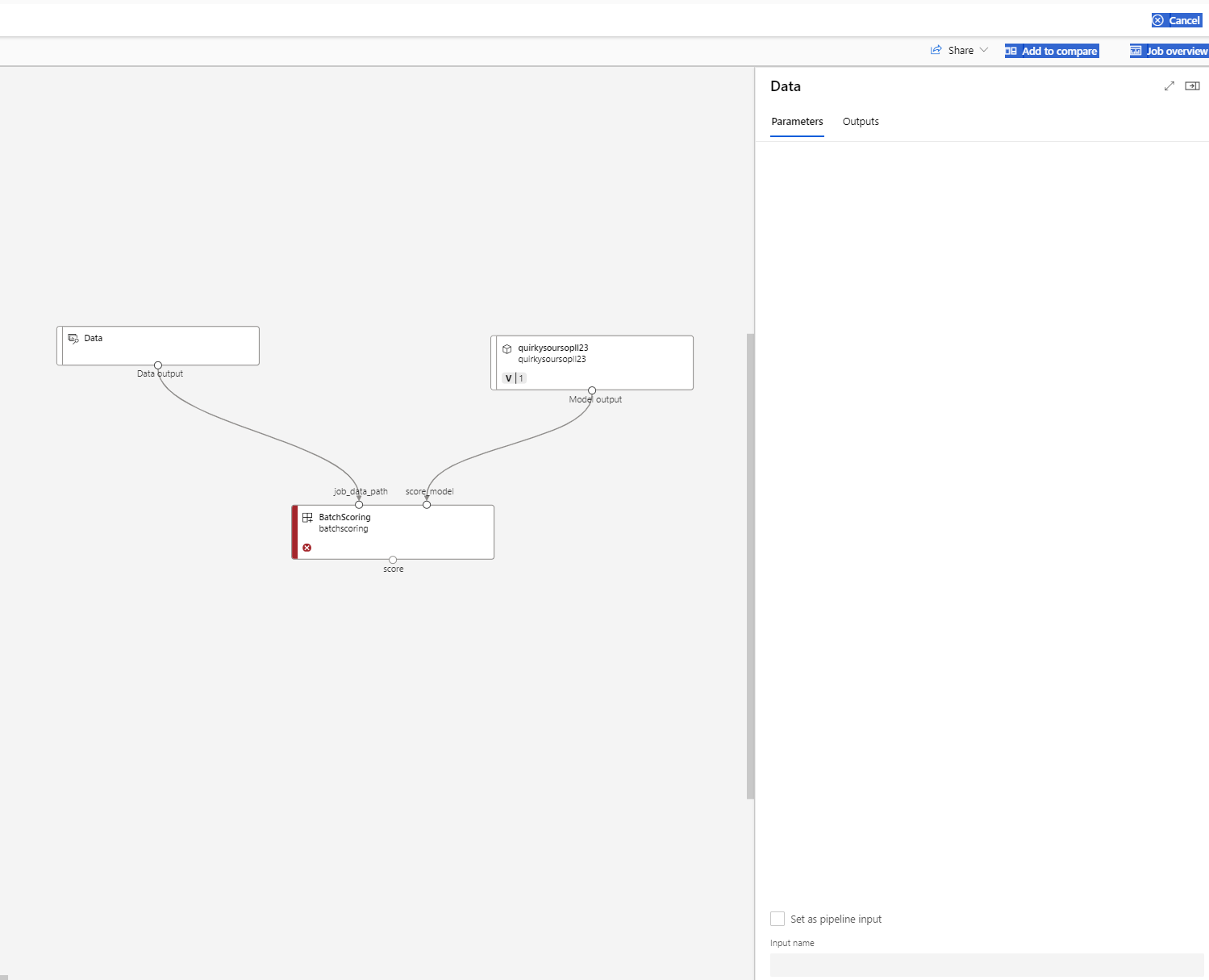 Providing data paths to Azure Machine Learning Pipeline activity in ADF ...