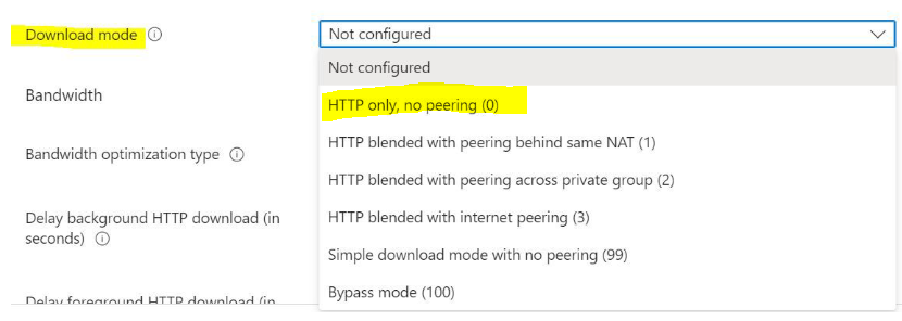 Delivery Optimization Setting Intune-Local Cache Server - Microsoft Q&A Delivery Optimization Setting Intune-Local Cache Server - Microsoft Q&A