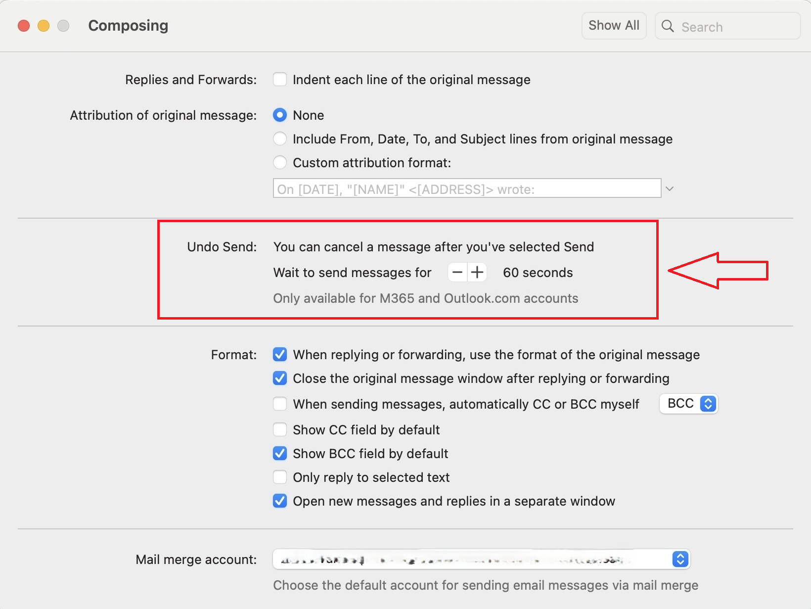 How can I set up the delay to recall when sending the email on New ...
