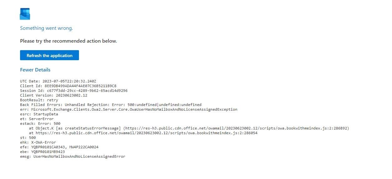 MS Bookings giving "something went wrong" error - Microsoft Q&A