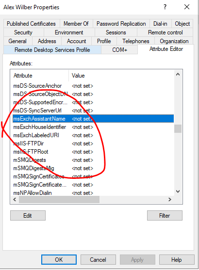 I have a user that i cannot hide from the GAL. Error is 'Couldn't update mailbox ‎global address ...