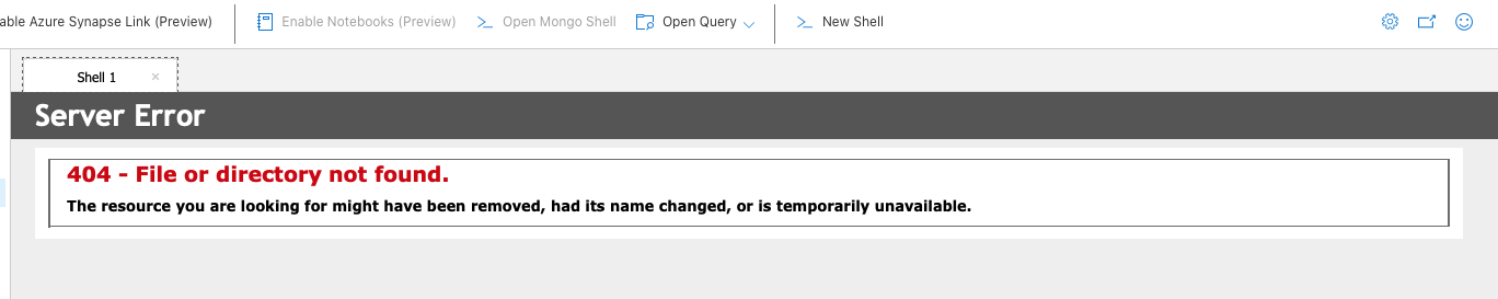 Where Did The Shell Go That Cosmosdb Made Available Microsoft Qanda