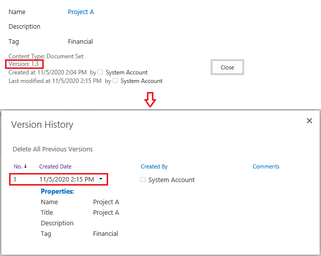 Document set in SP 2016 - Microsoft Q&A