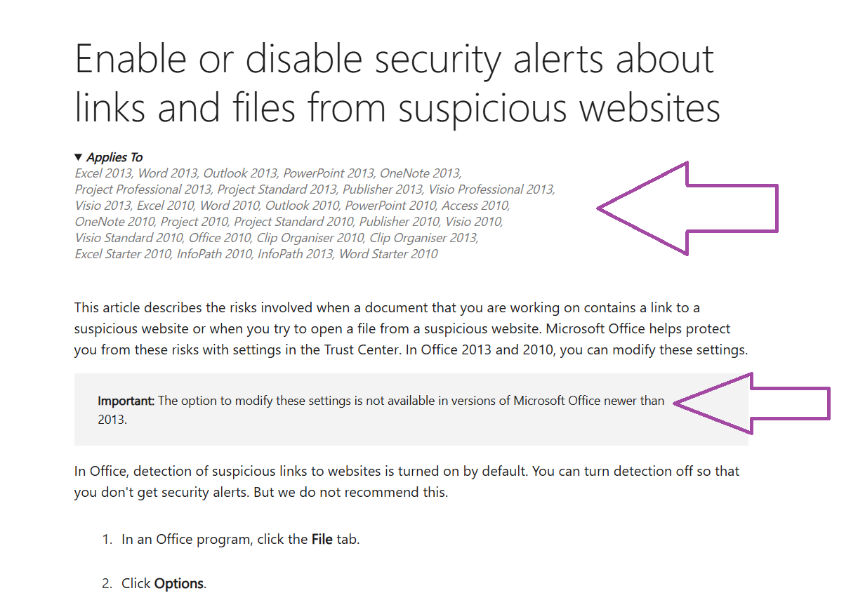 Is MS Word creating this notice: [⚠️ Suspicious Content] ? How to avoid ...