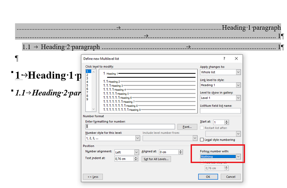 Table of Contents - Heading Level 1 - Microsoft Q&A