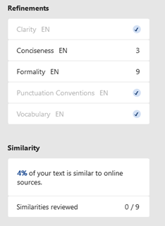 Editor’s Similarity checker not appearing in word - Microsoft Q&A