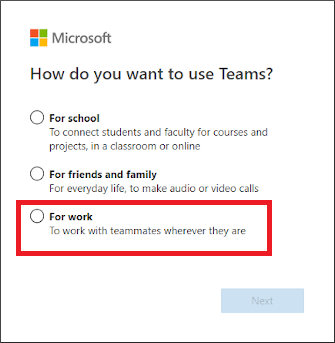 Microsoft Teams Sign Up - Microsoft Q&A
